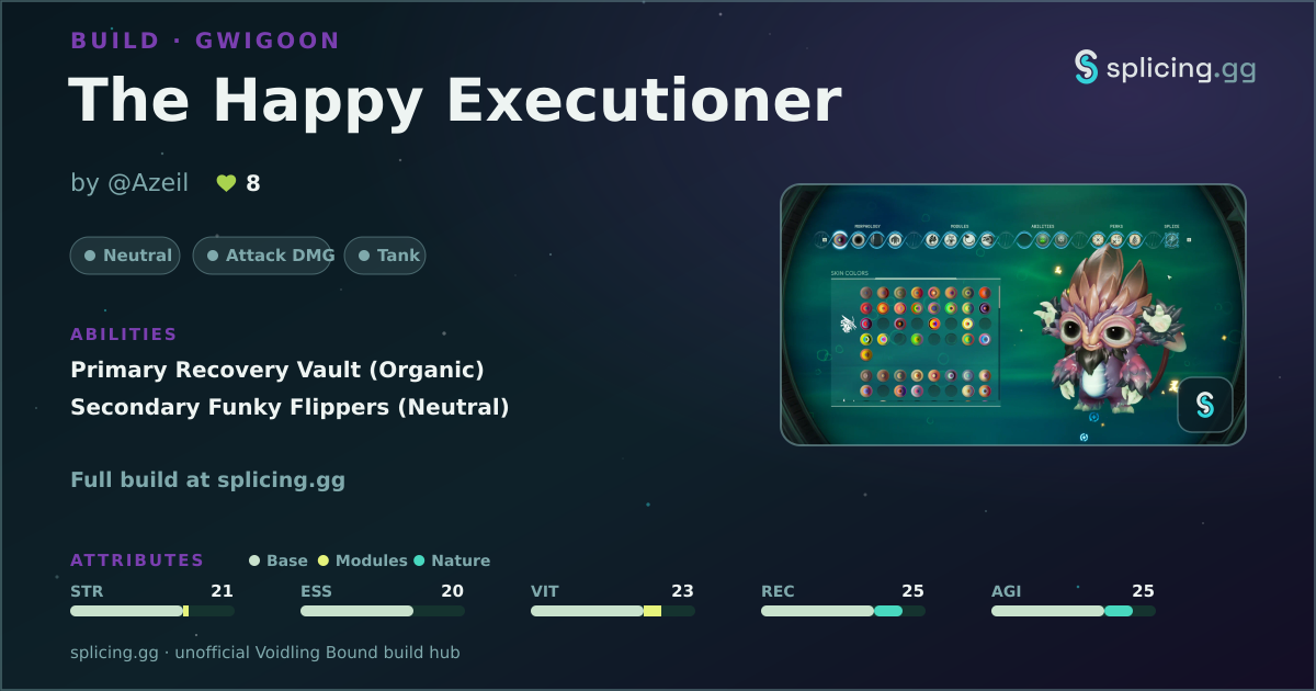 The Happy Executioner — Voidling Bound build · splicing.gg